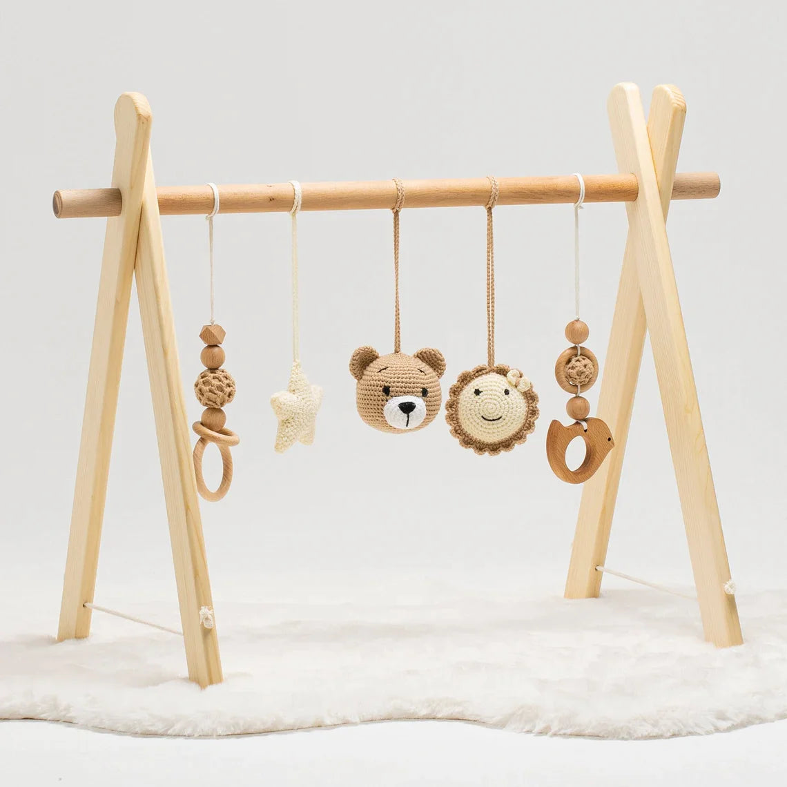 Wooden Baby Gym – KindWoodPecker